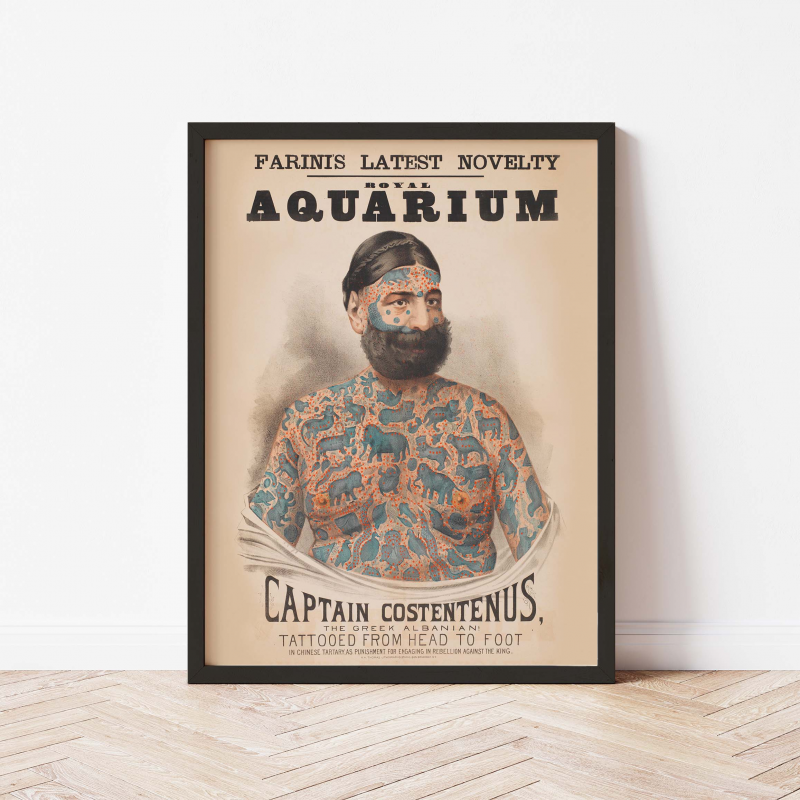 Captain Costentenus - Affiche de spectacle vintage